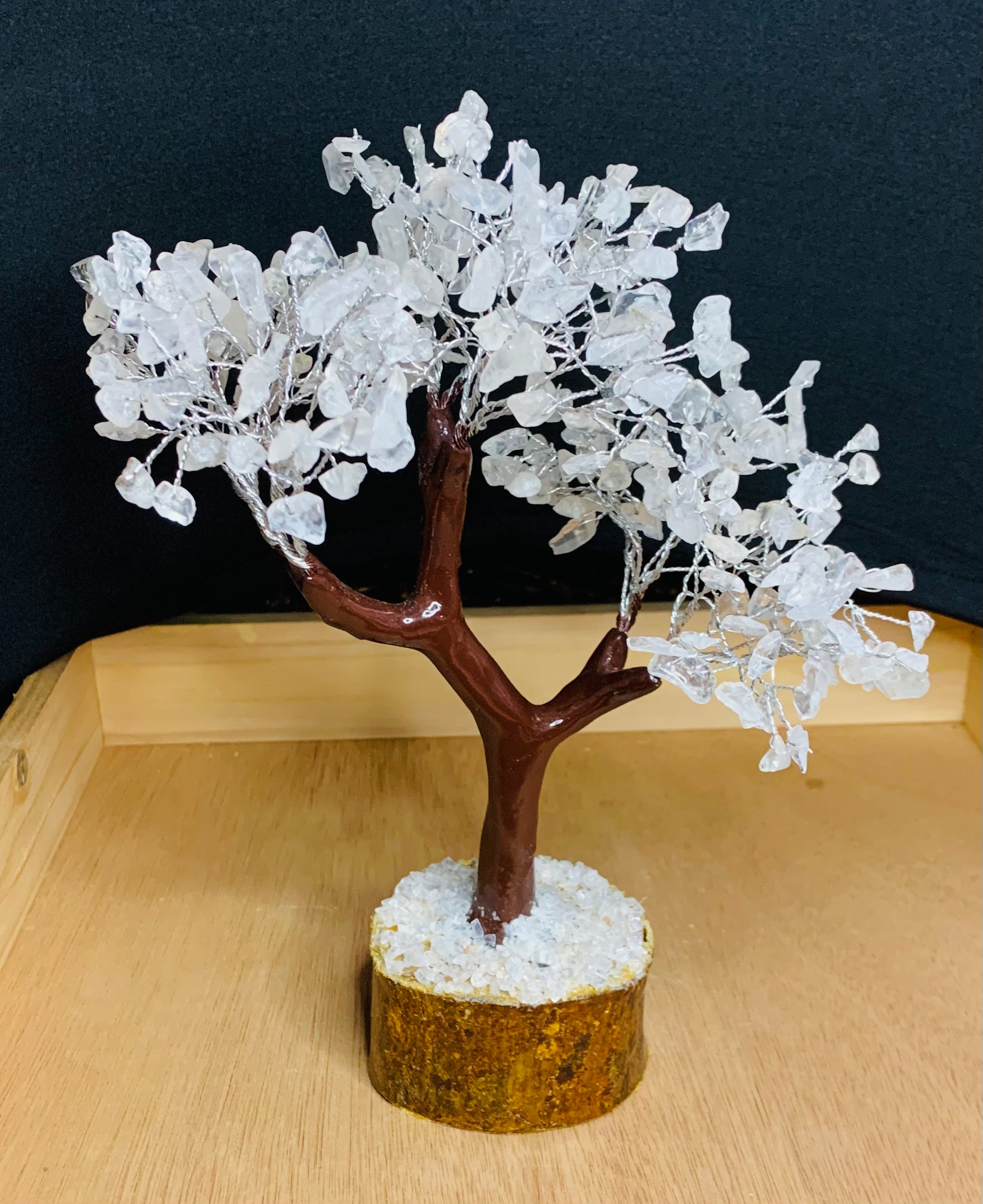 Clear Quartz Tree 300 count – Hands of Divinity